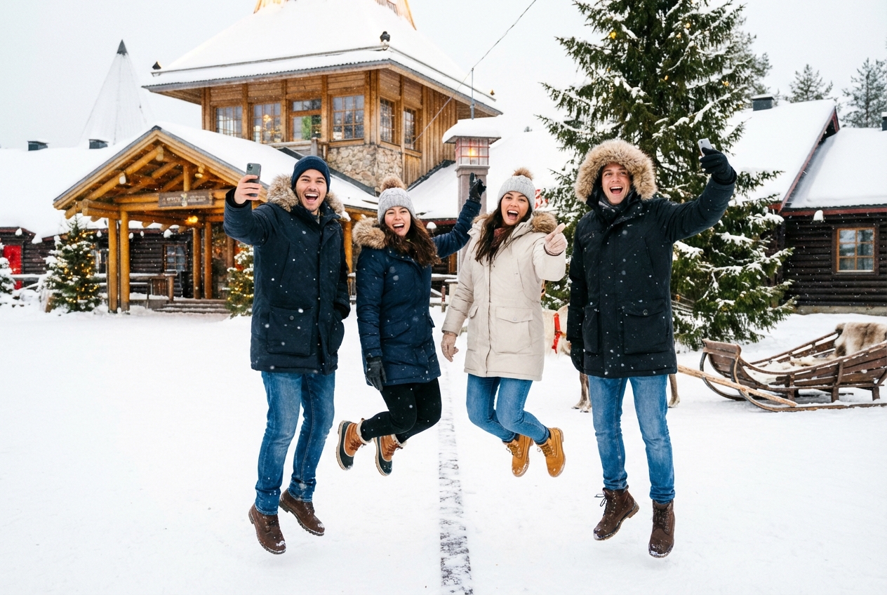 3-Day Rovaniemi Friends Winter Adventure (Northern Lights + Santa ...