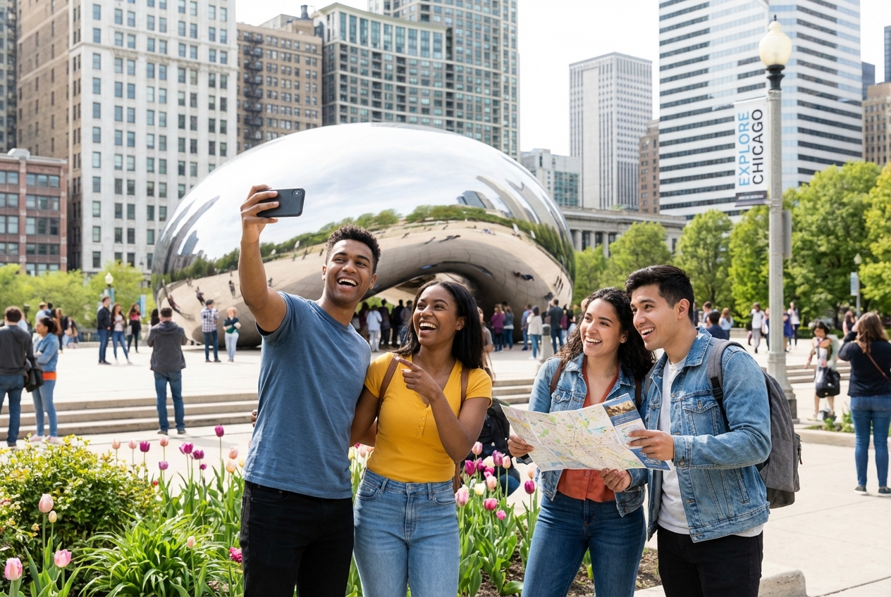 Chicago in a Day — Friends' Energetic Summer Loop | TheNextGuide