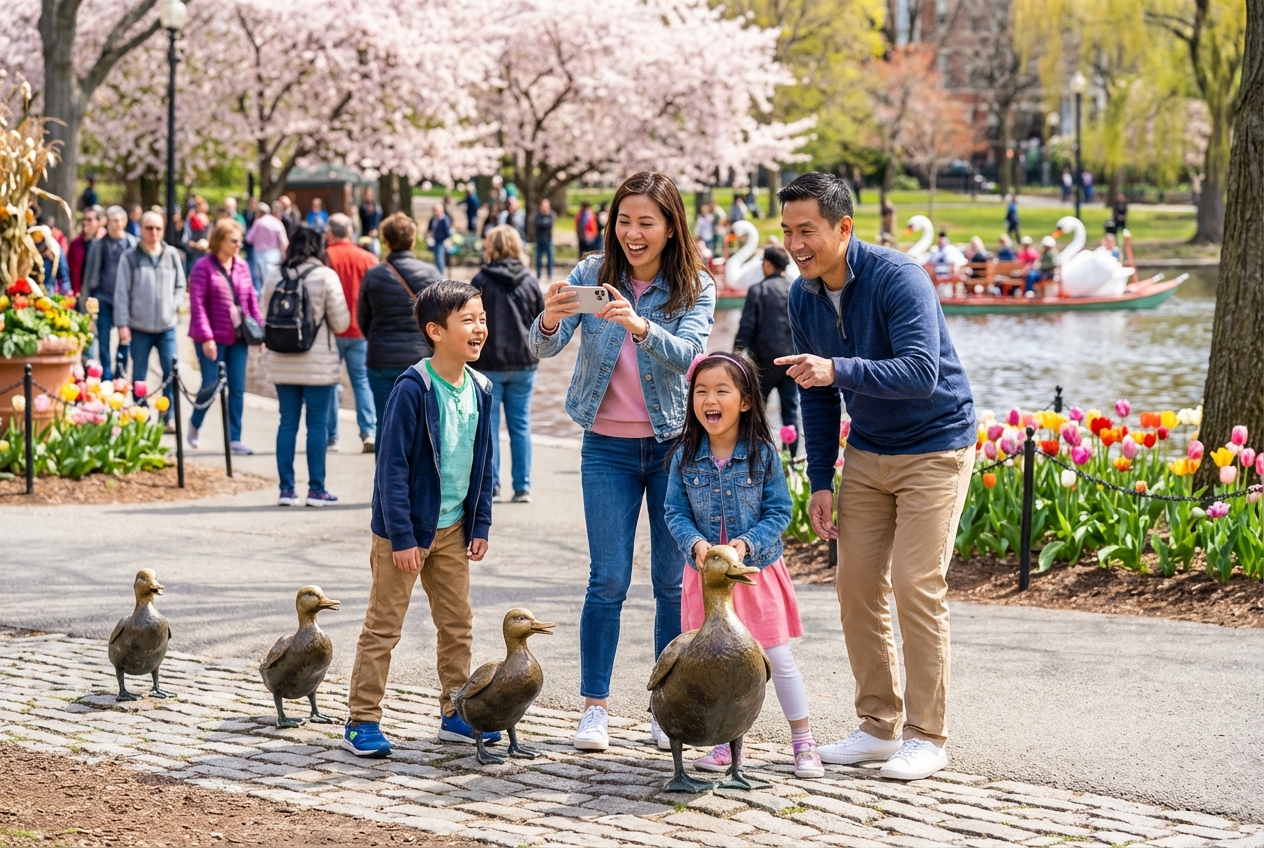 Boston in 3 Days - Boston Public Garden & Swan Boats | TheNextGuide