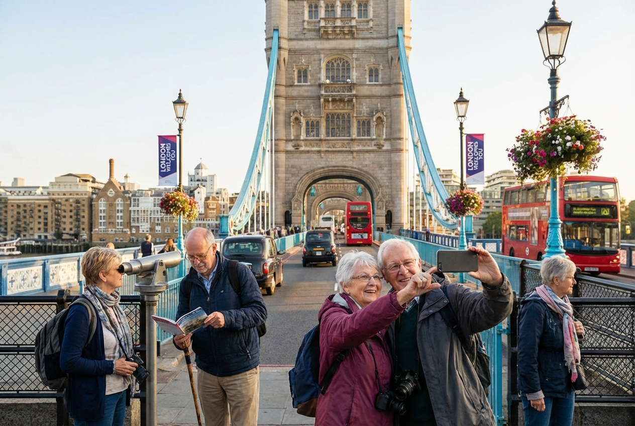 Gentle Spring Day in Central London — Senior-Friendly Highlights ...