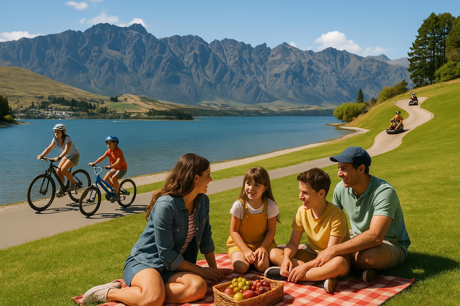 Gentle Thrills in Queenstown — Lakeside Bikes, Skyline Luge & Farm ...