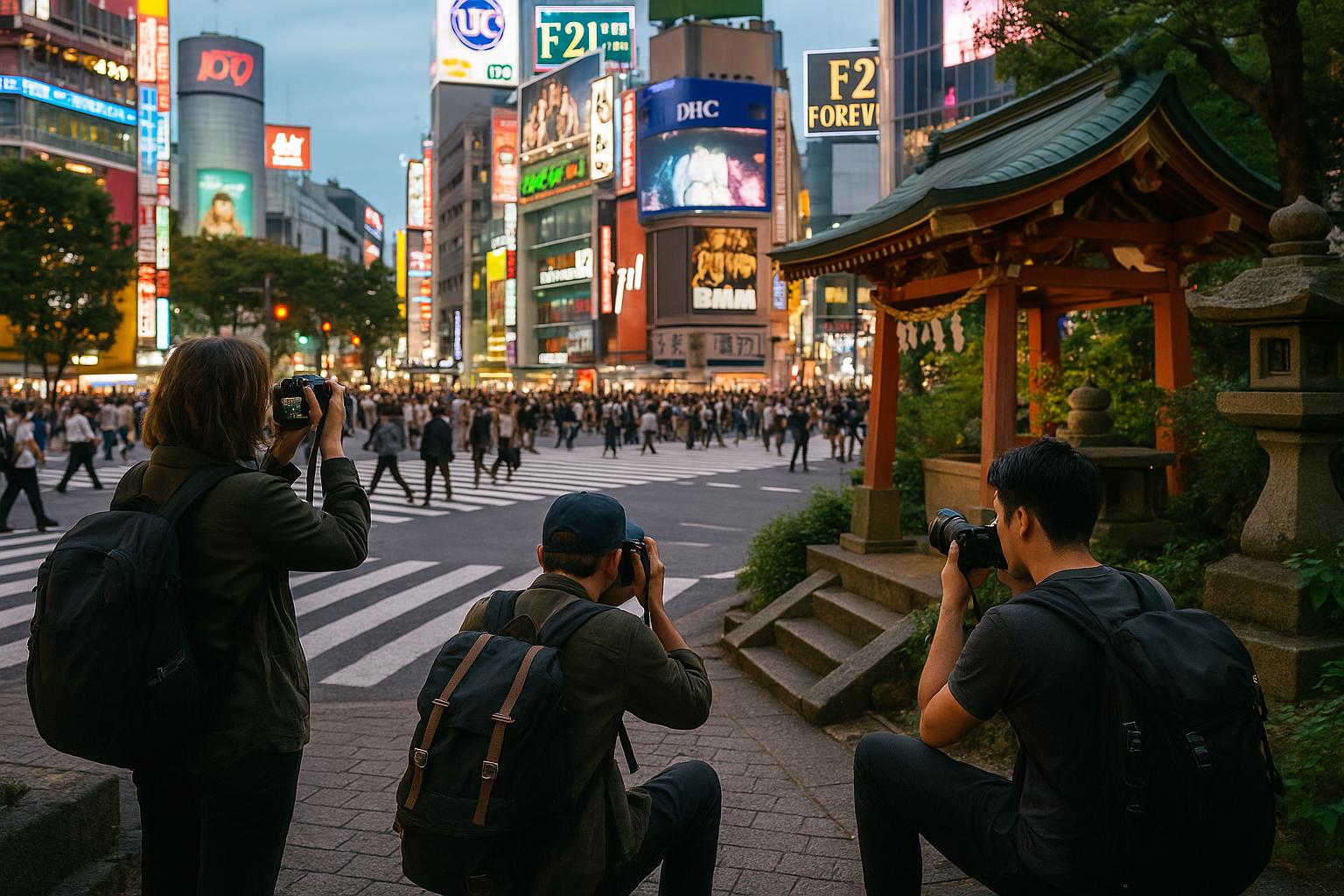 Neon Crossings & Quiet Shrines: Tokyo Nights Through a Fast Lens ...