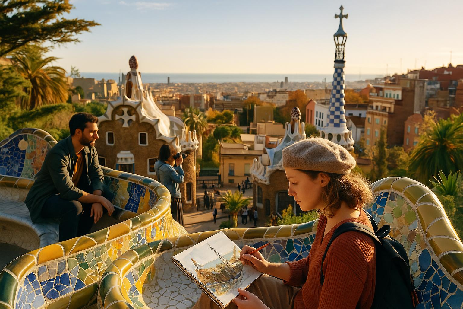 Sketch the City: Gaudí Curves to Seaside Light — Barcelona for Artists ...