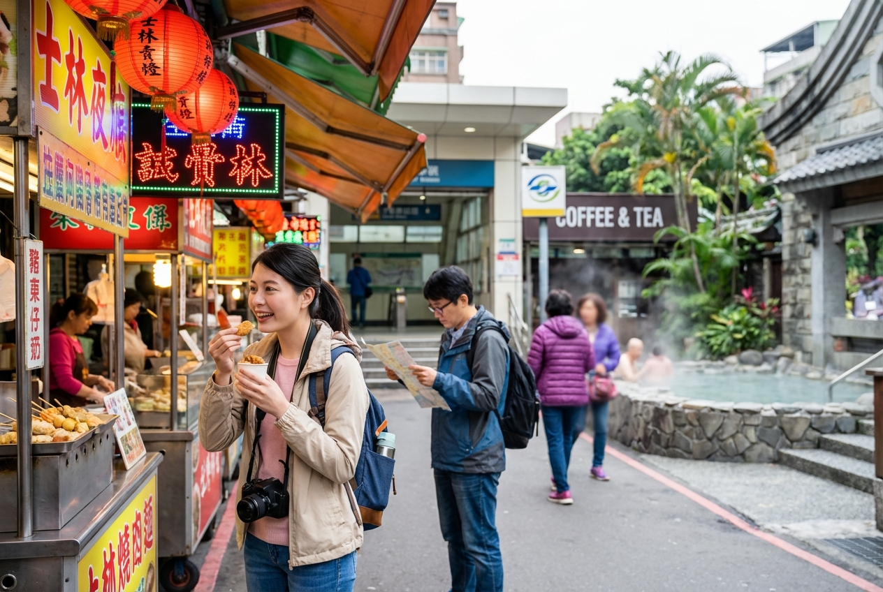 Taipei — Night Markets, Hot-Spring Hop & MRT Café Circuit (3 days, solo ...