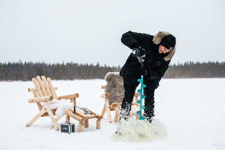 VIP Ice Fishing "ICEBREAKER" Lunch in Glass Igloo | TheNextGuide